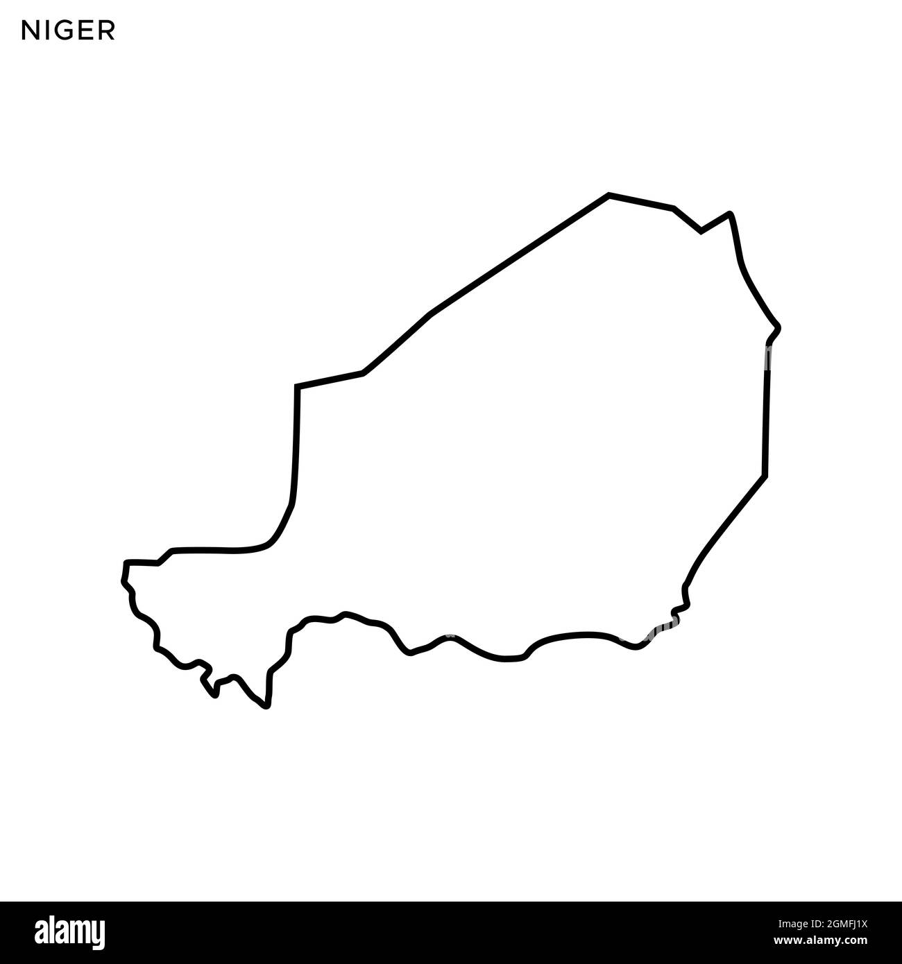Niger outline hi-res stock photography and images - Alamy