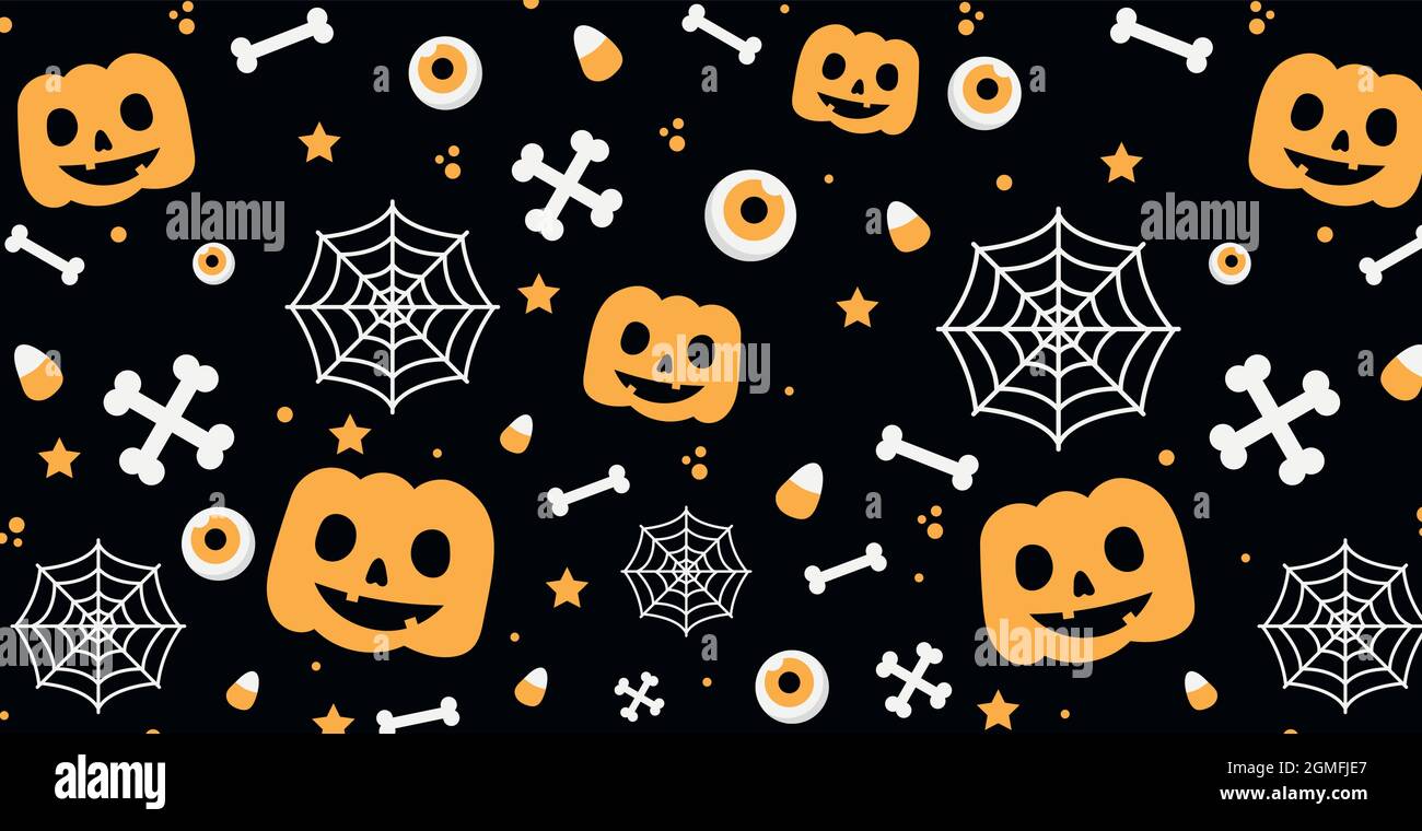 Colorful pattern background for the holiday halloween - Vector ...