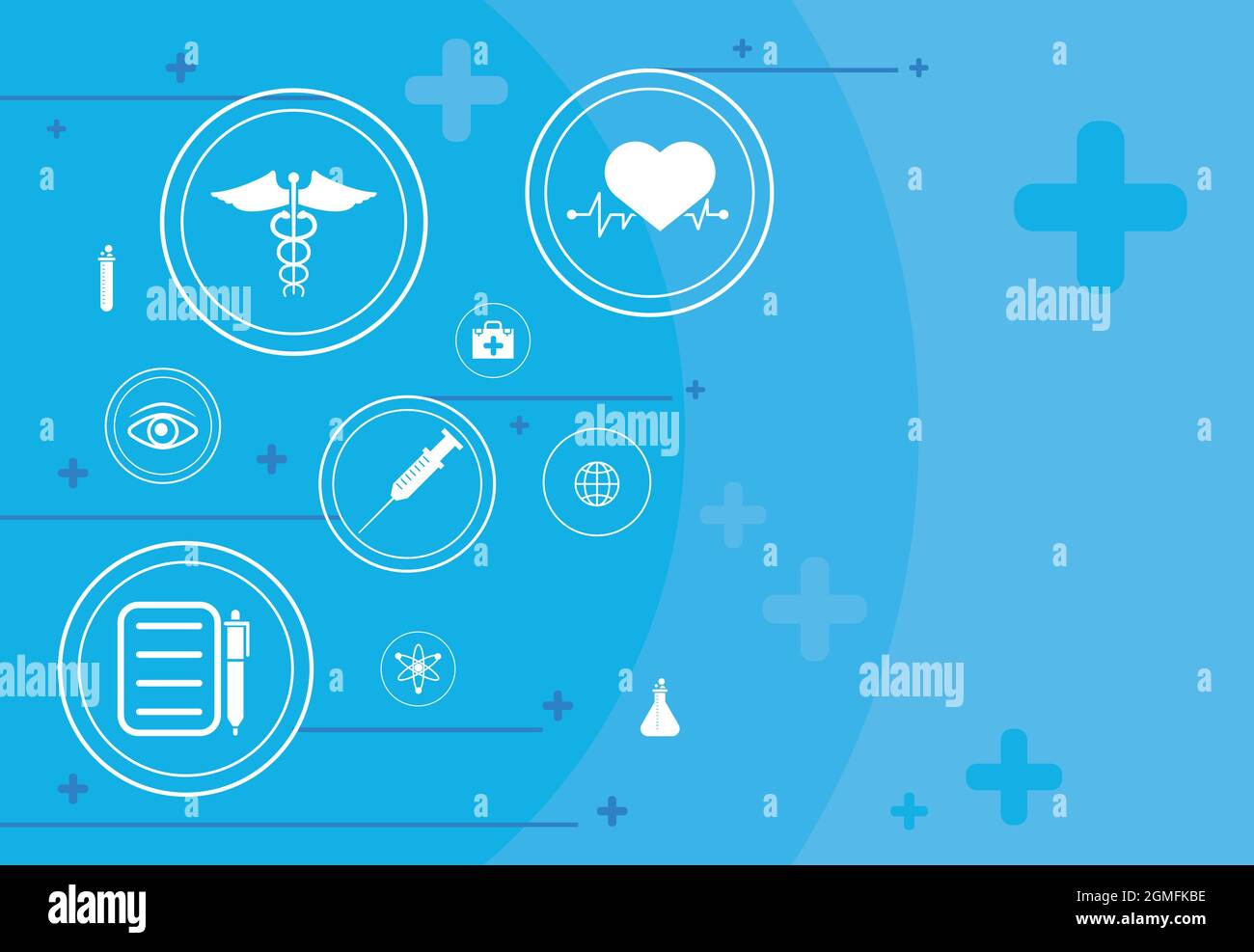 medical blue background Stock Vector Image & Art - Alamy