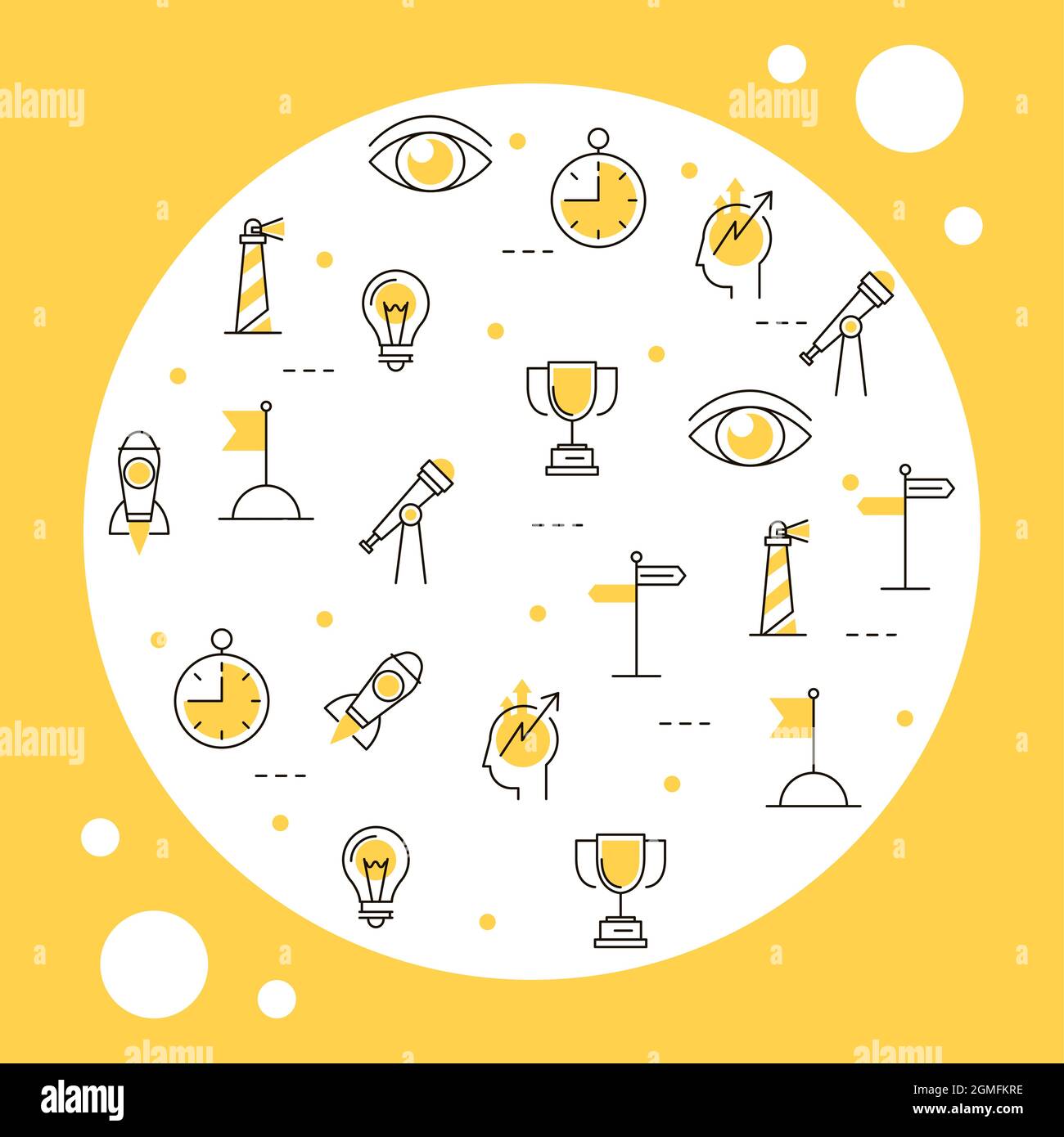 vision business icons pattern Stock Vector Image & Art - Alamy