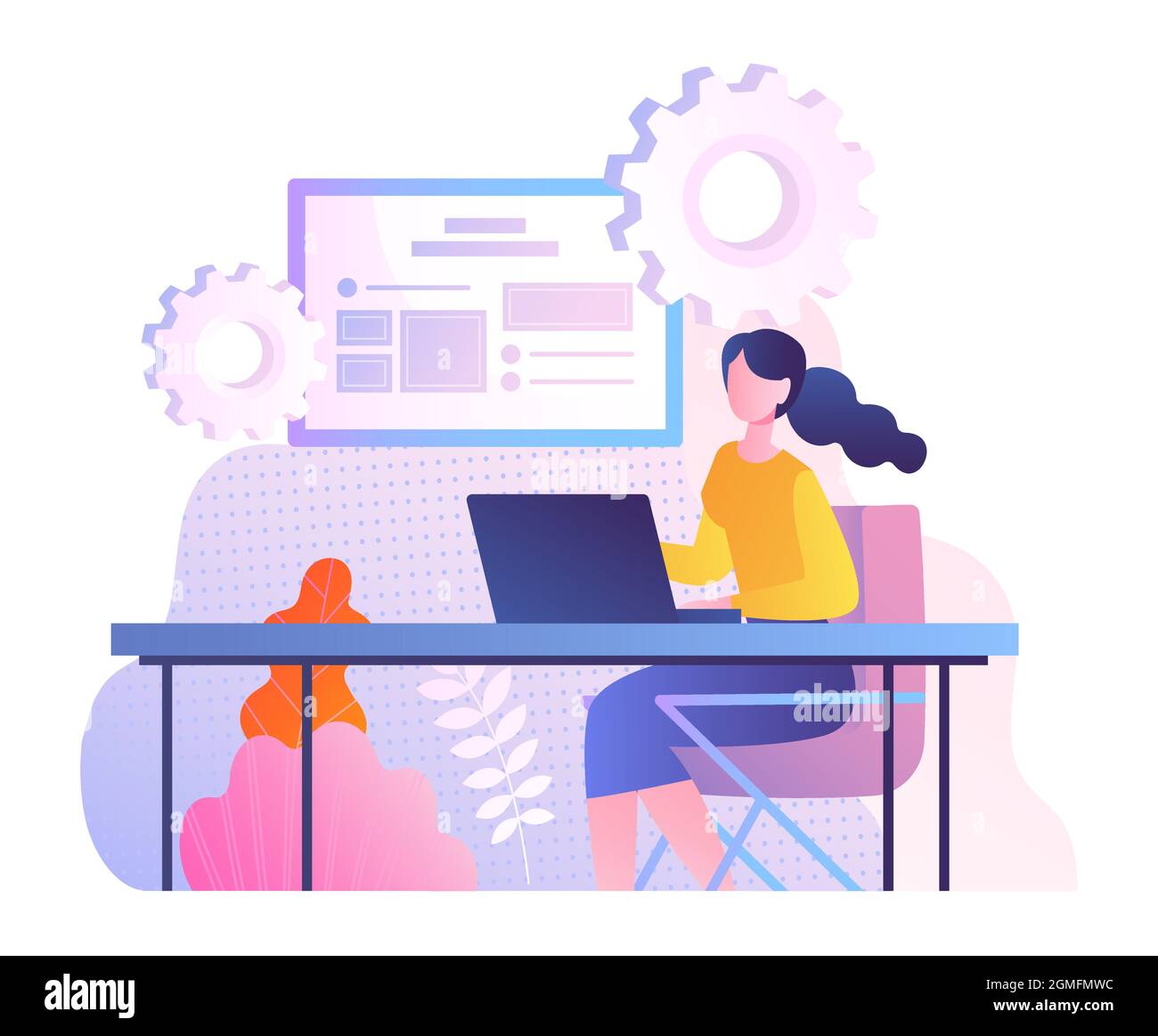 Create works Stock Vector Images - Alamy