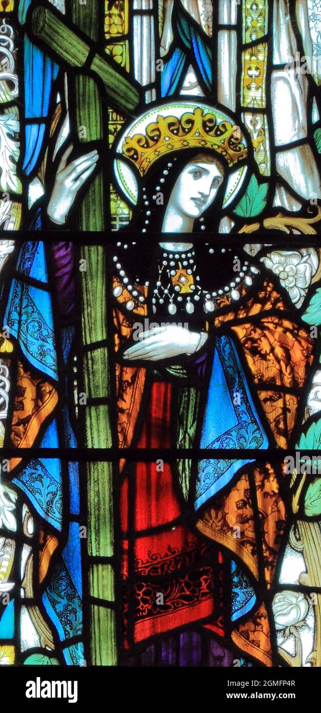 St Helena, Empress of Roman Empire, holding the True Cross, 3rd century ...