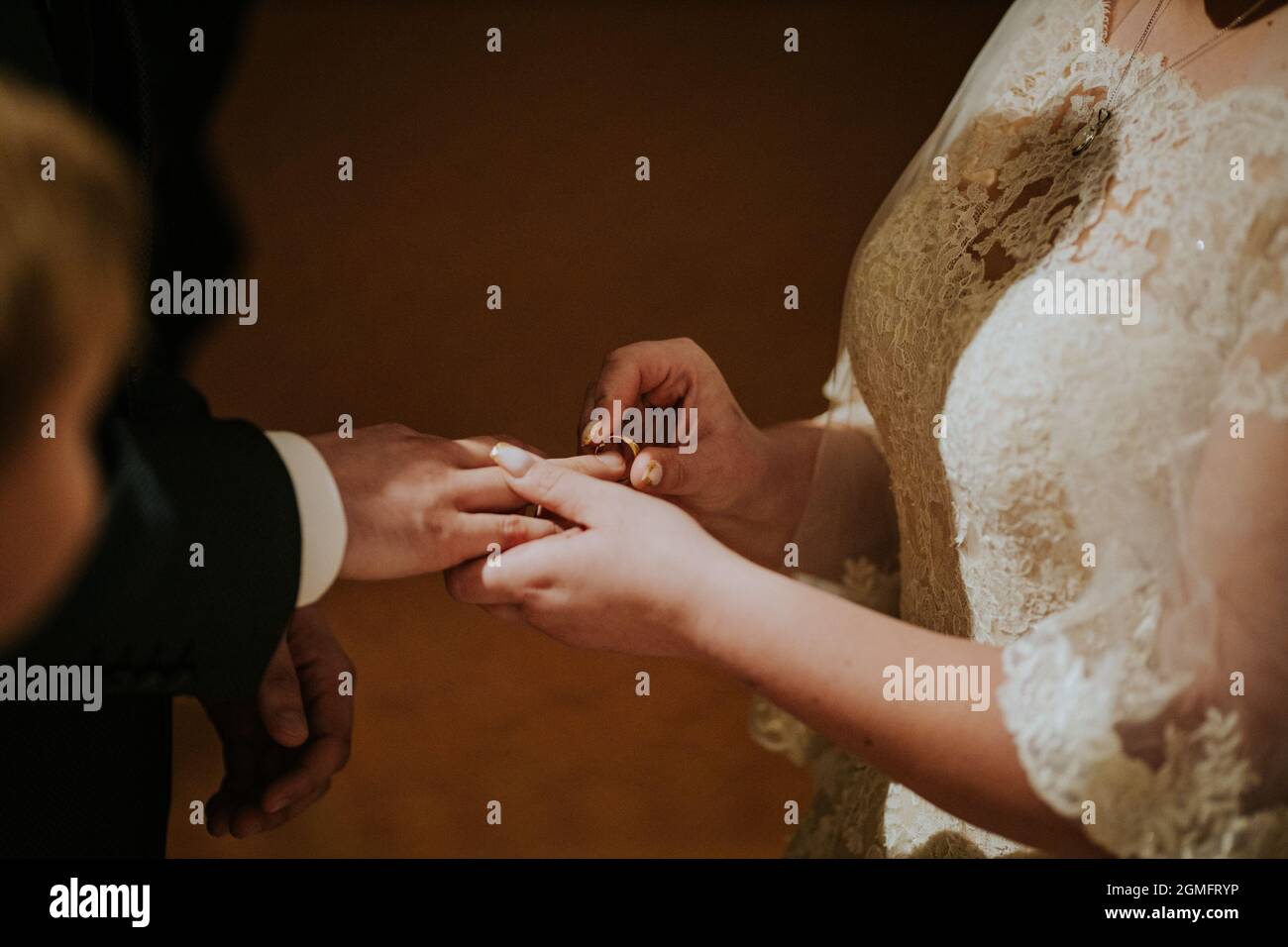 Putting on a ring hi-res stock photography and images - Alamy