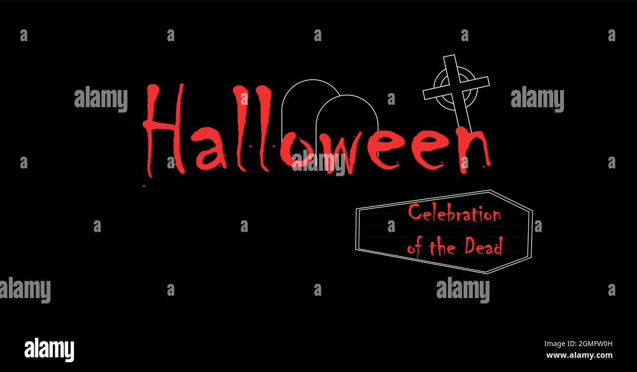 Halloween colorful bright web banner congratulation - Vector ...