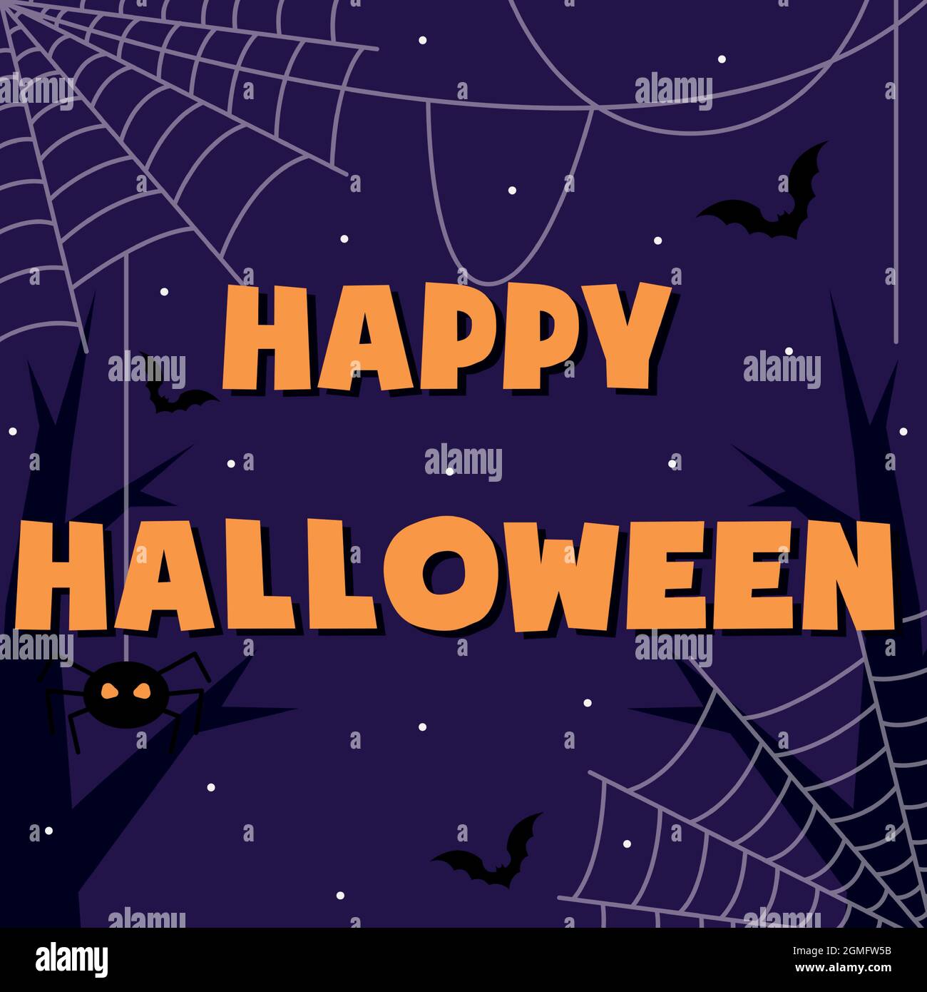 Halloween colorful bright web banner congratulation - Vector ...