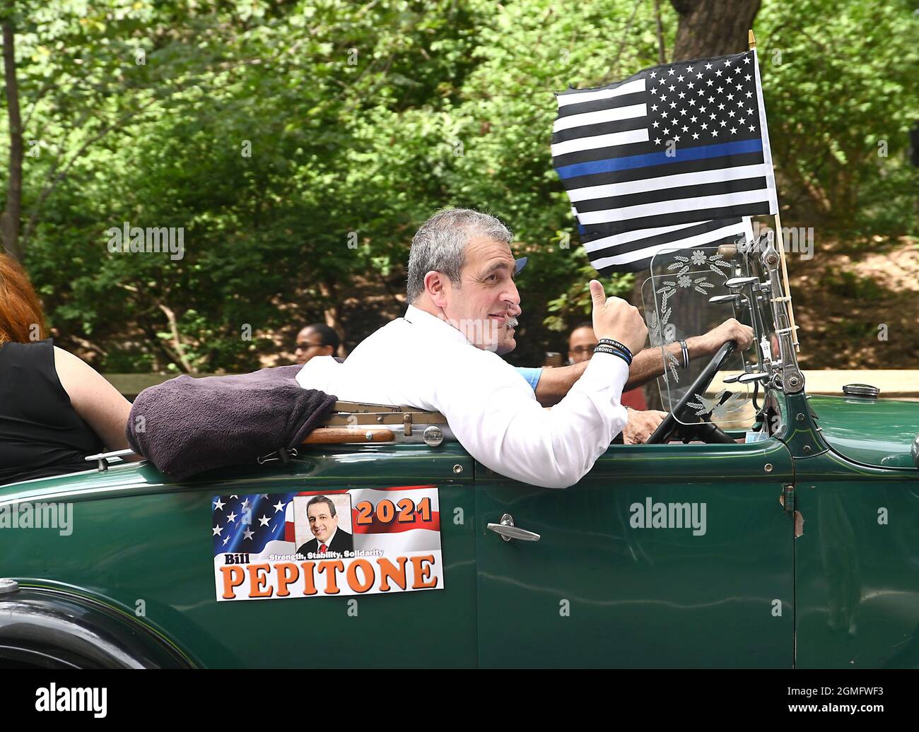 Bill Pepitone attends the 64th Annual German-American Steuben Parade on ...