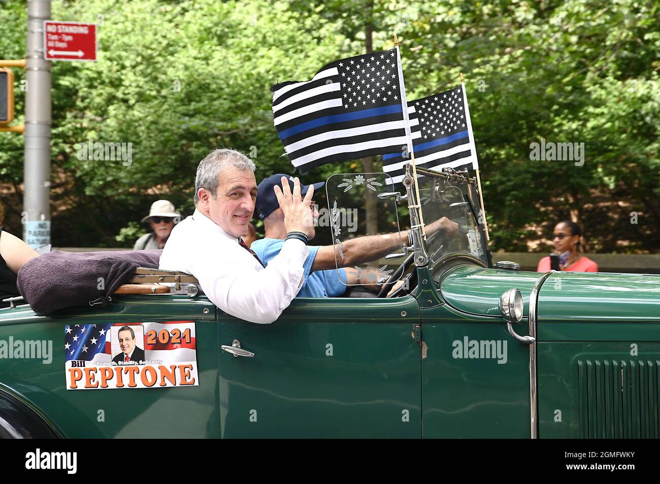 Bill Pepitone attends the 64th Annual German-American Steuben Parade on ...