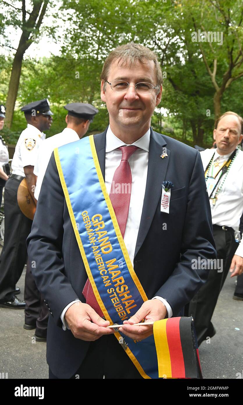 Grand Marshall German Counsel General David Gill attends the 64th ...
