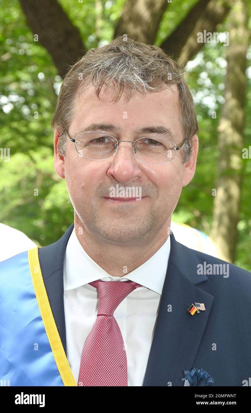 Grand Marshall German Counsel General David Gill attends the 64th ...