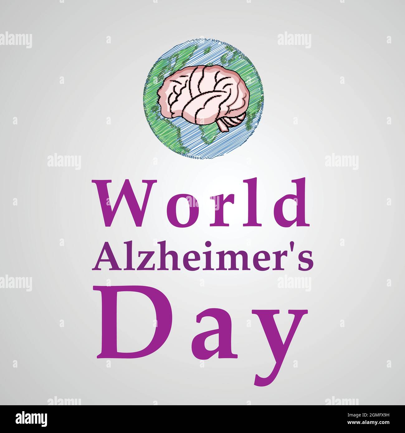 World alzheimer day background Stock Vector Images - Alamy