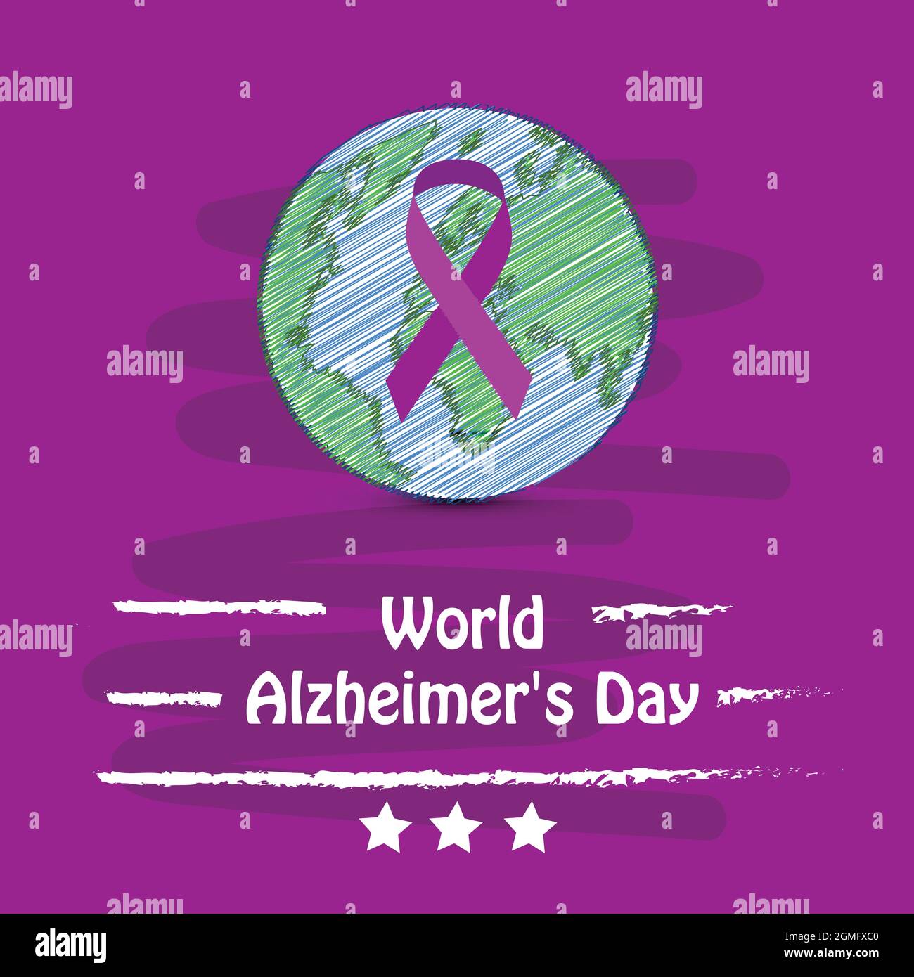 World alzheimer day background Stock Vector Images - Alamy