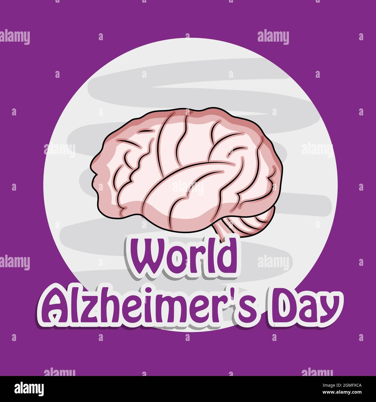 Memory loss alzheimers disease Stock Vector Images - Alamy
