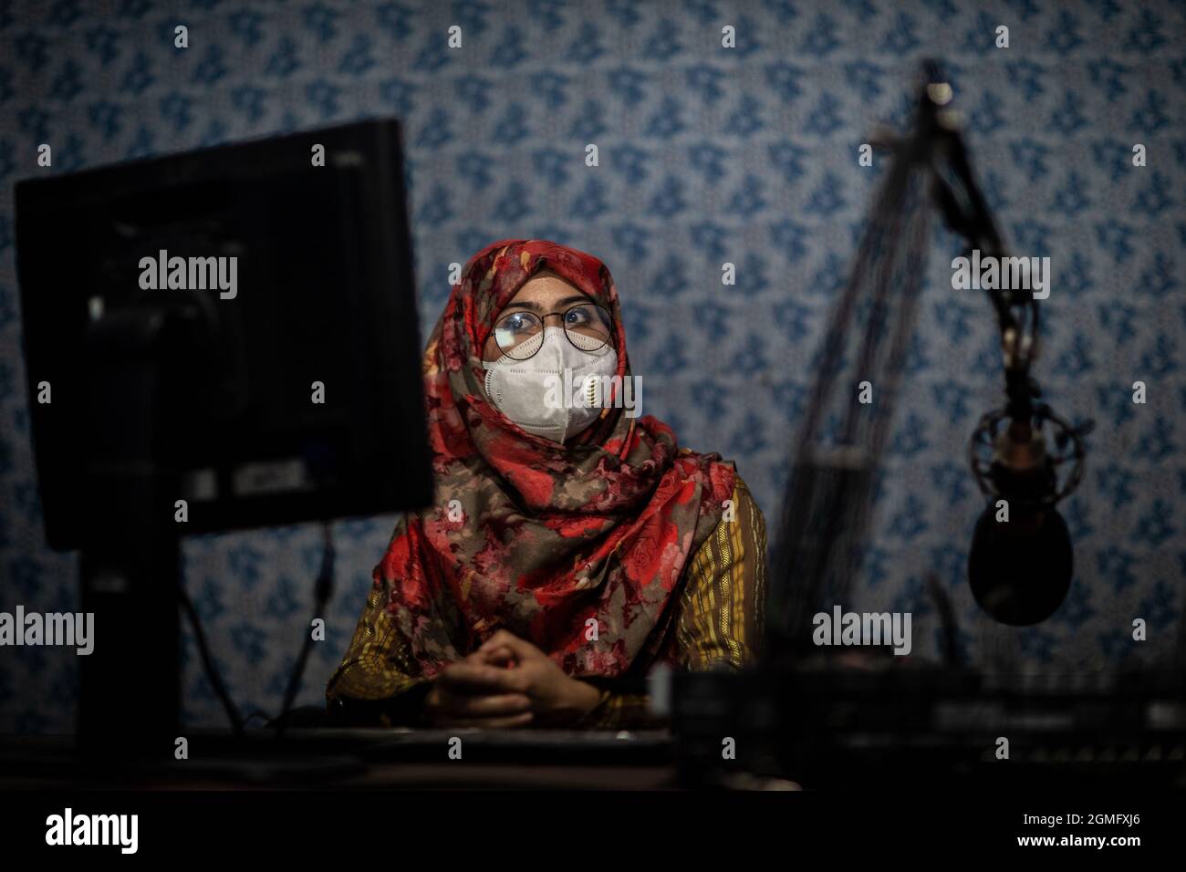 Kunduz, Afghanistan. 18th Sep, 2021. 20-year old Afghani radio ...