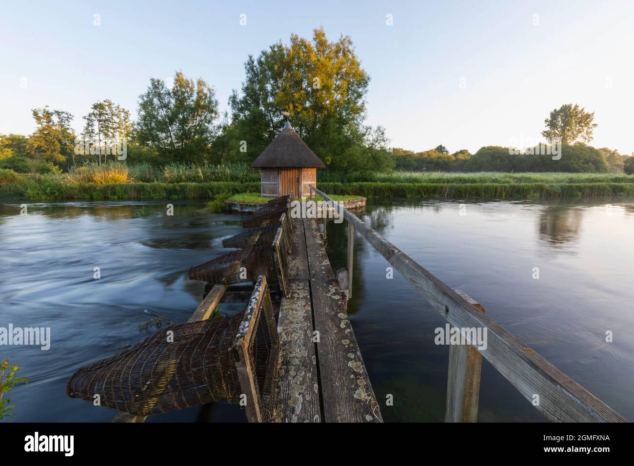 England, Hampshire, Test Valley, Stockbridge, Longstock, Leckford ...