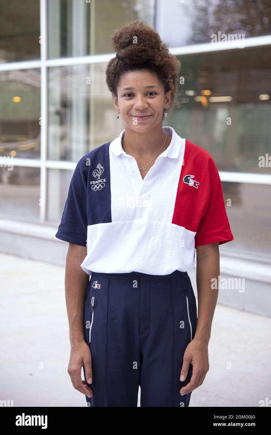 Exclusive. Olympic athlete Alais Kalonji poses for a Portrait Session ...