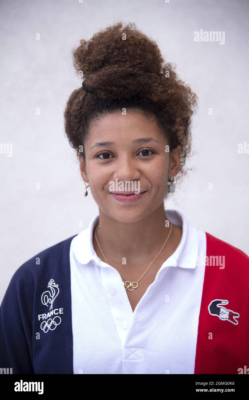 Exclusive. Olympic athlete Alais Kalonji poses for a Portrait Session ...
