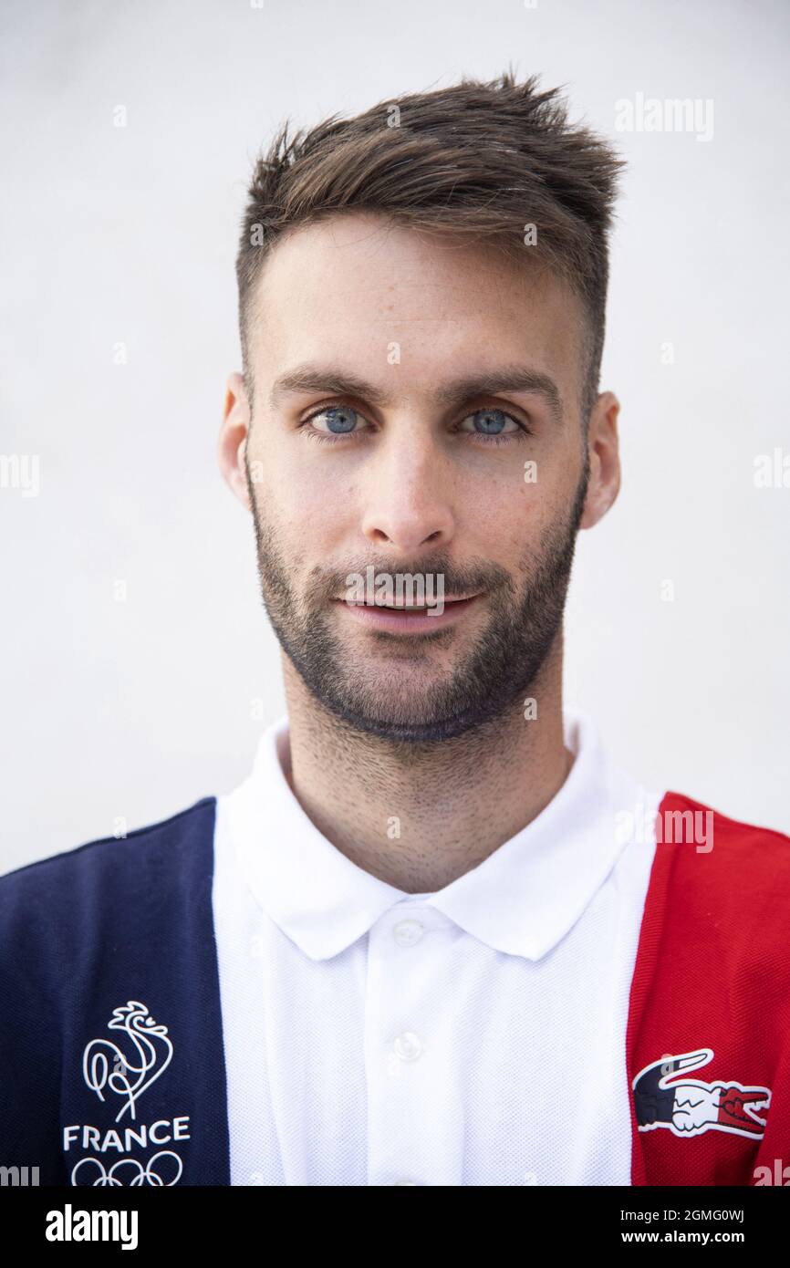 Exclusive. Olympic athlete Valentin Belaud poses for a Portrait Session ...