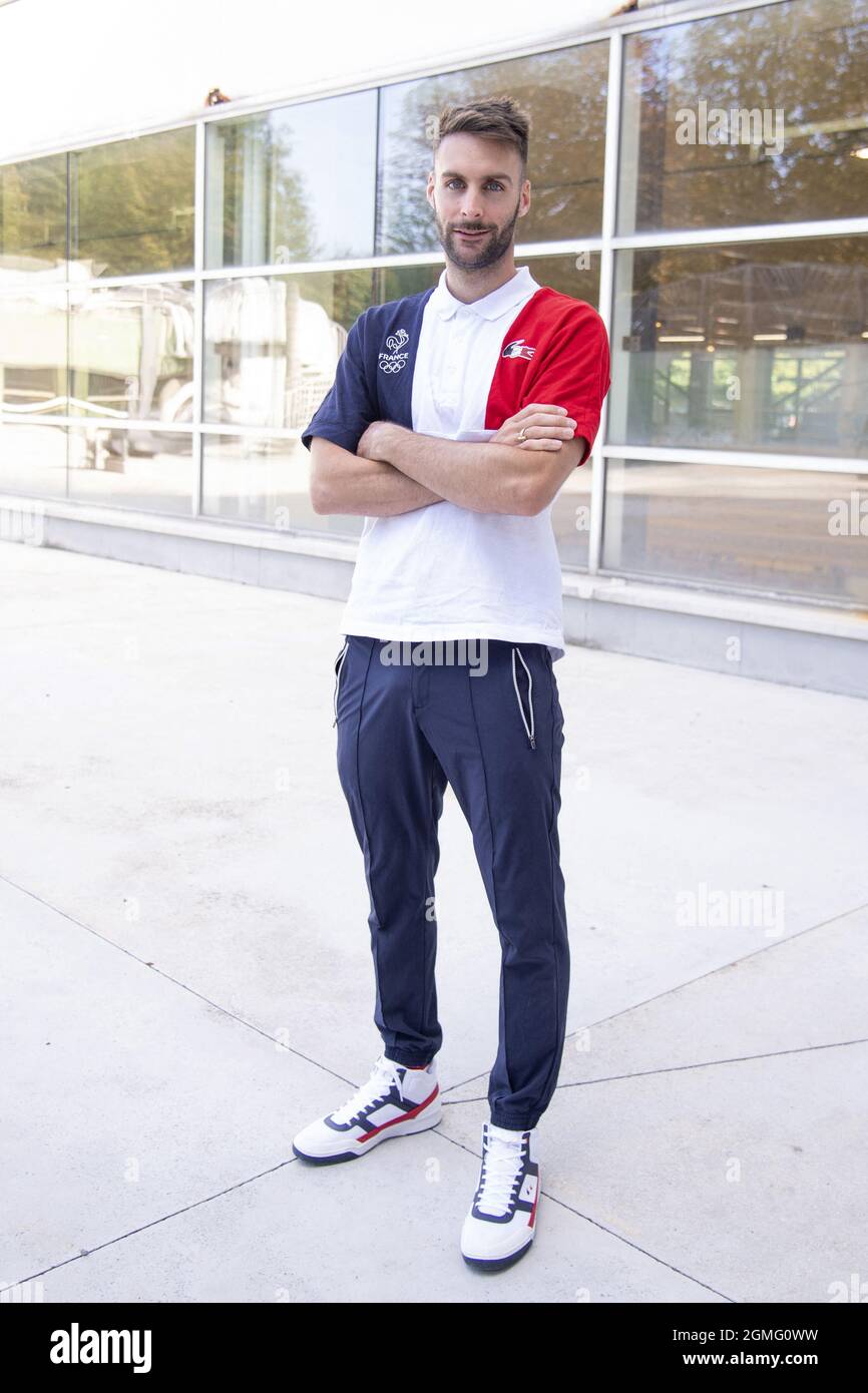 Exclusive. Olympic athlete Valentin Belaud poses for a Portrait Session ...