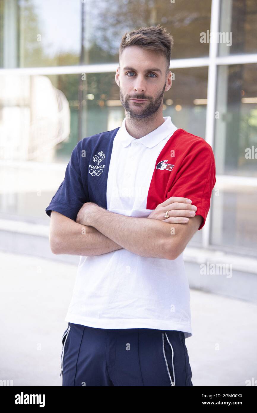 Exclusive. Olympic athlete Valentin Belaud poses for a Portrait Session ...