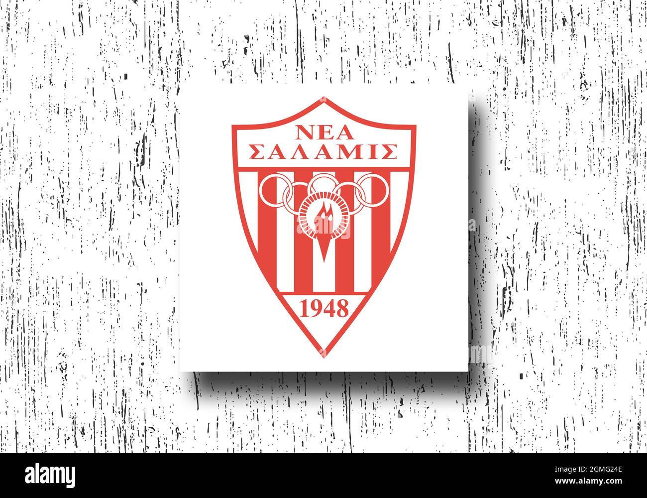 Coat of arms FC Nea Salamis Famagusta, Football Club - Cyprus Stock ...