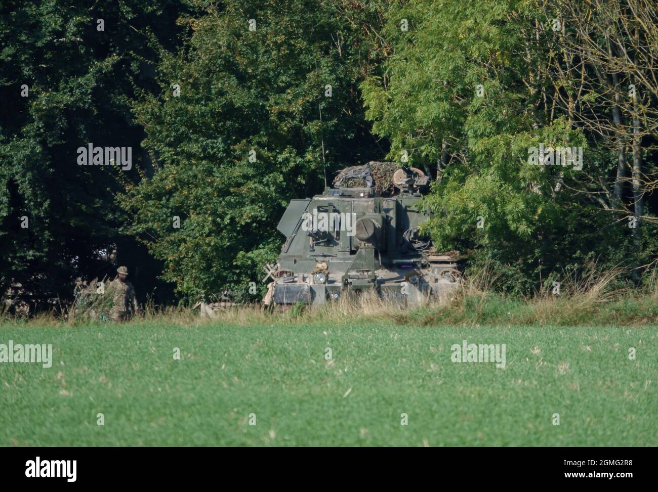 british army military AS-90 (Gun Equipment 155mm L131) armoured self ...