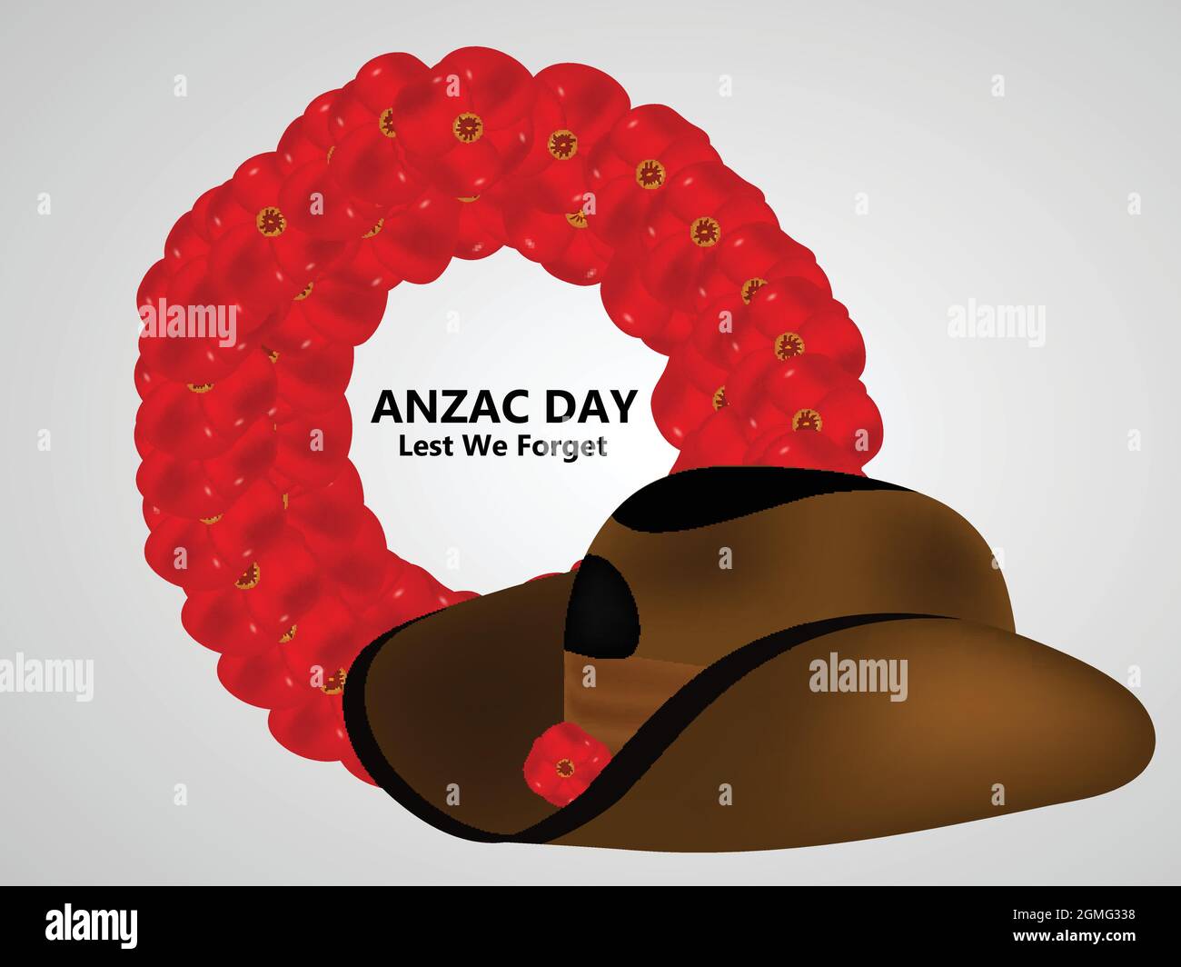 Anzac slouch hat Stock Vector Images - Alamy