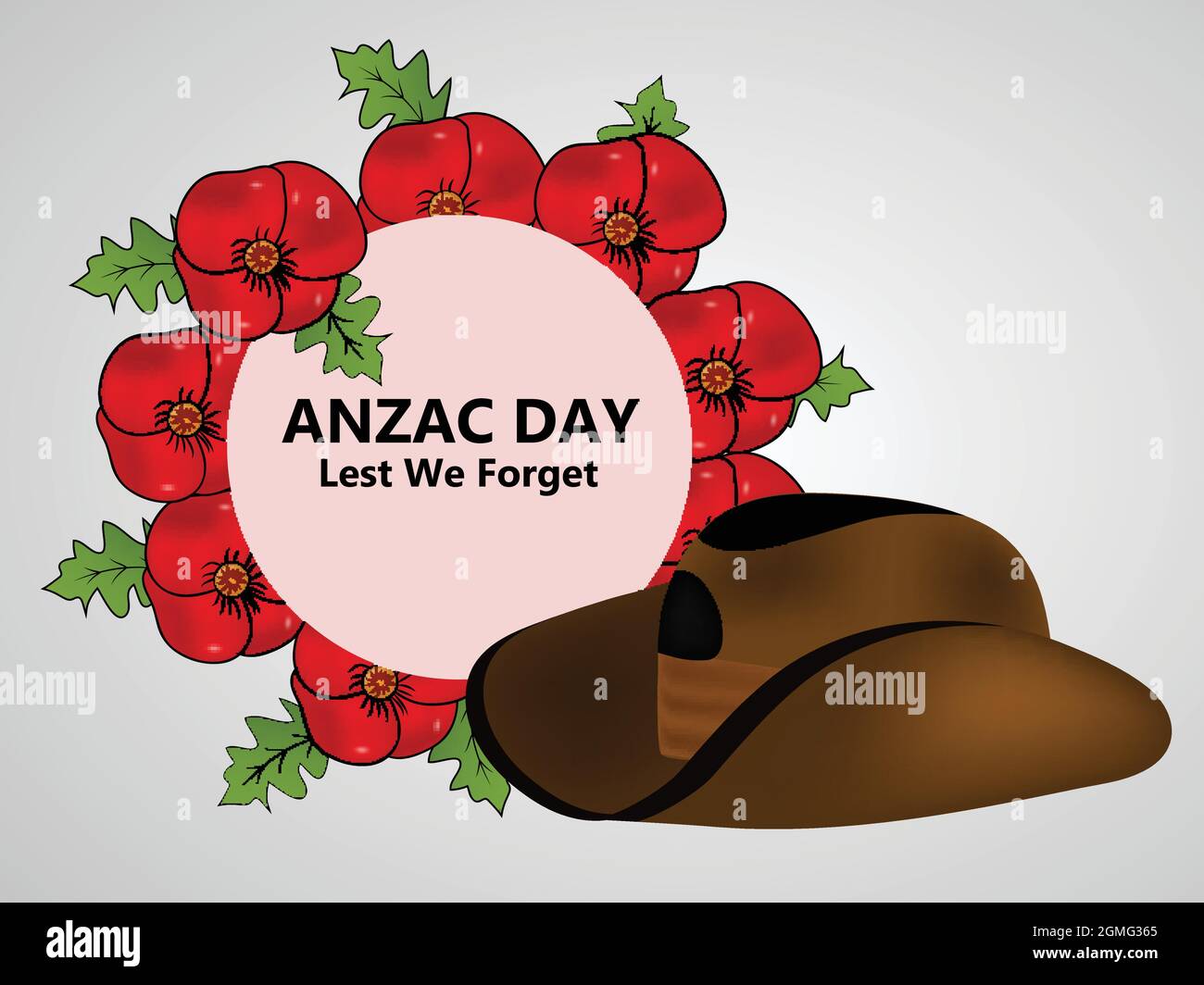Anzac Day Australia Background Stock Vector Image & Art - Alamy