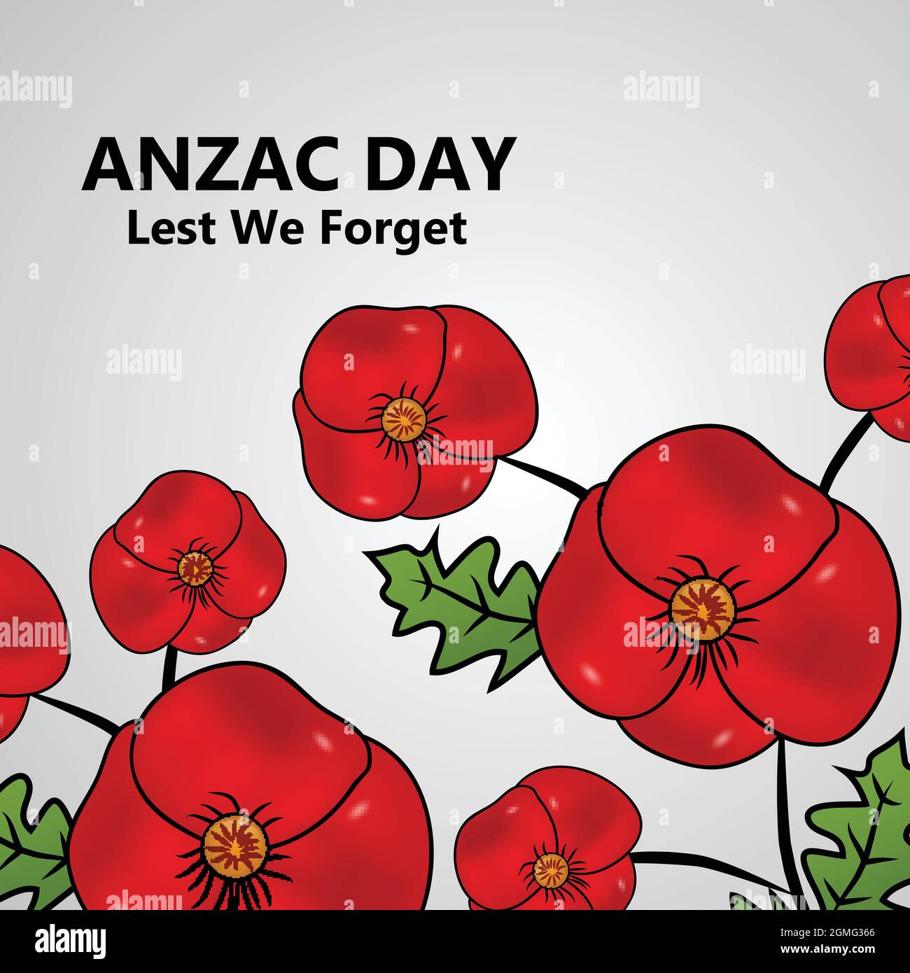 Anzac Day Australia Background Stock Vector Image & Art - Alamy