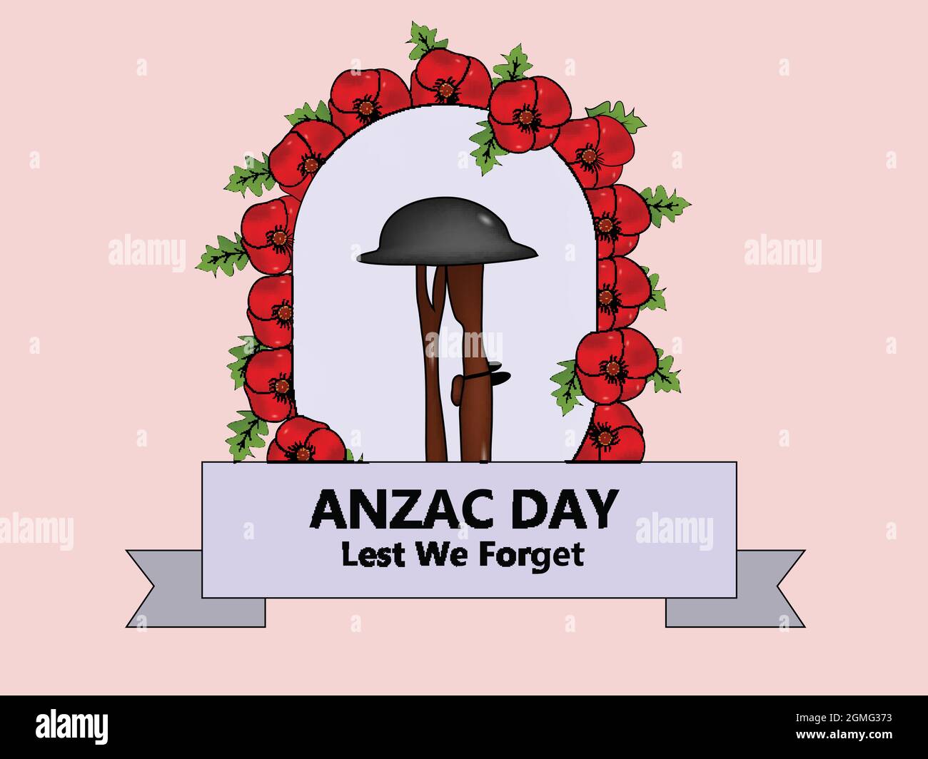 Anzac Day Australia Background Stock Vector Image & Art - Alamy