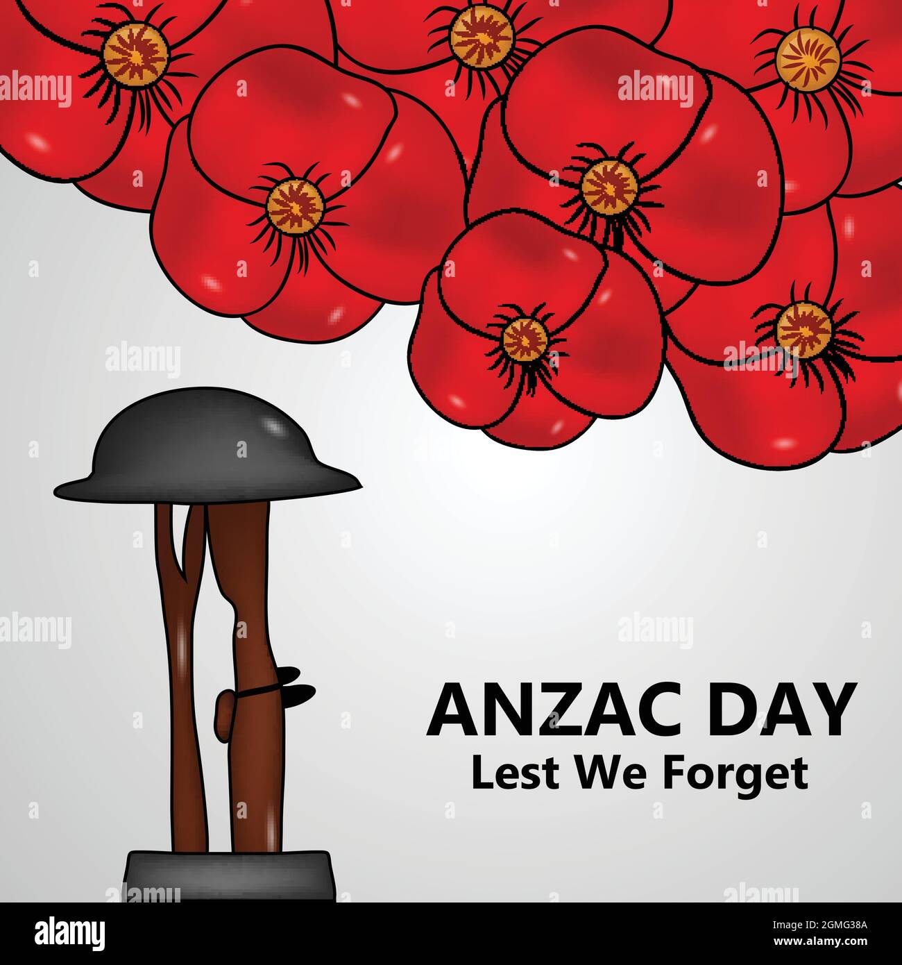 Anzac Day Australia Background Stock Vector Image & Art - Alamy