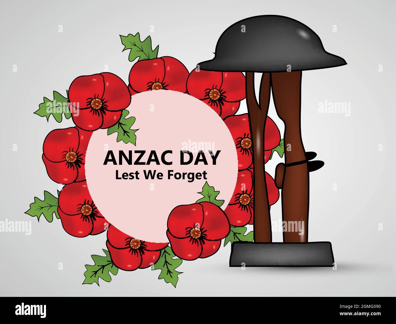 Anzac Day Australia Background Stock Vector Image & Art - Alamy