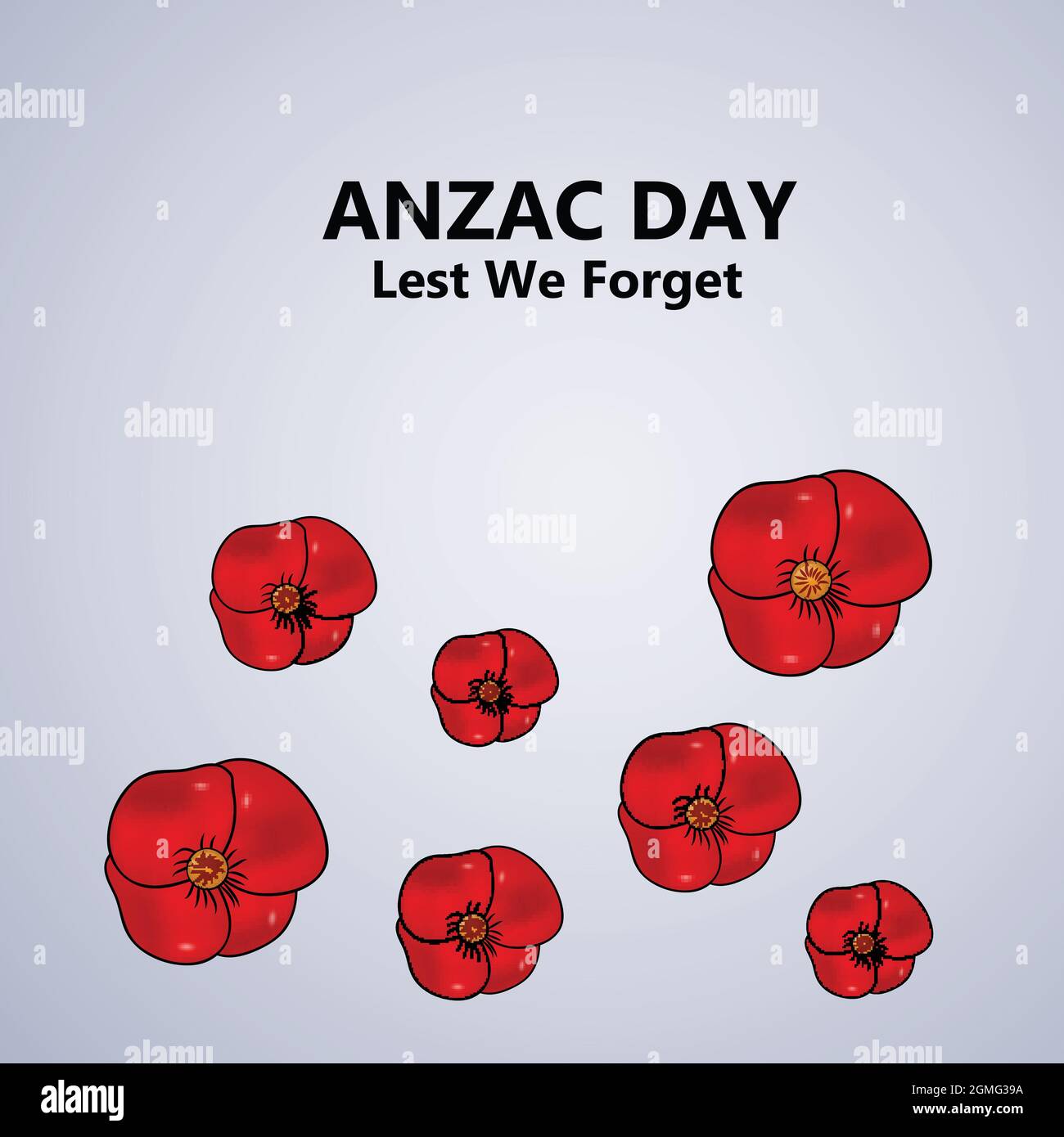 Anzac Day Australia Background Stock Vector Image & Art - Alamy