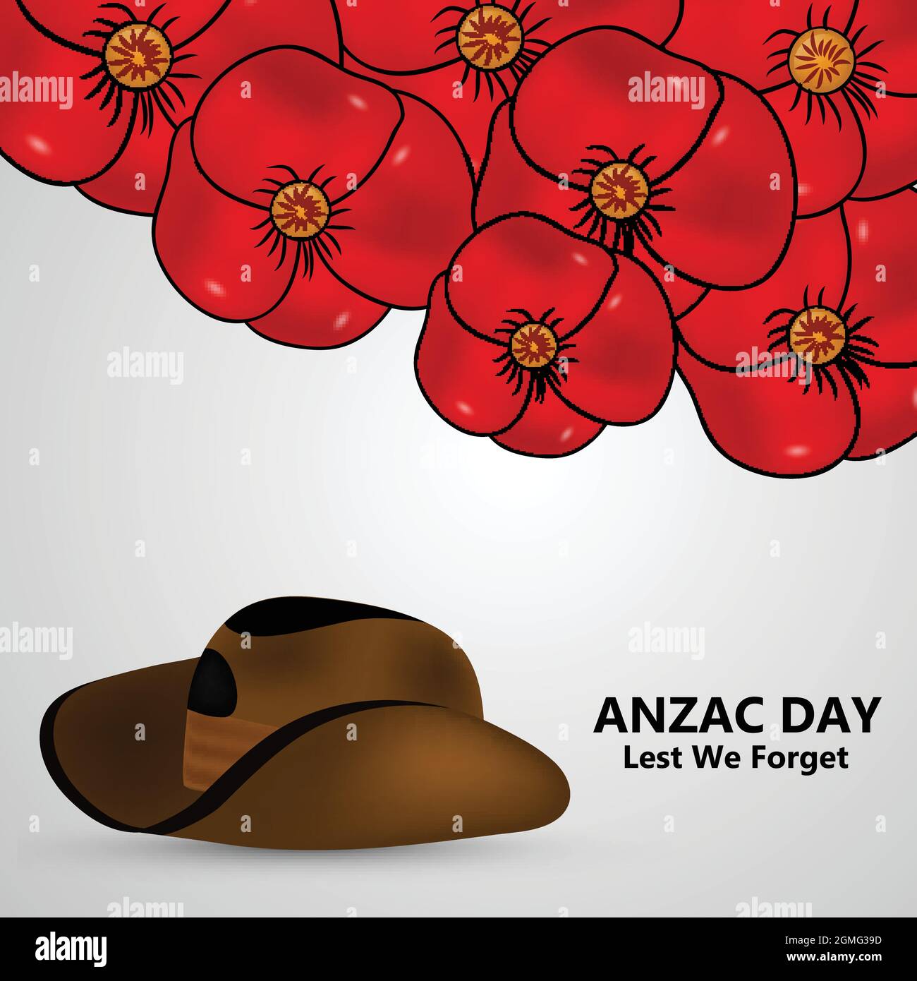 Anzac Day Australia Background Stock Vector Image & Art - Alamy