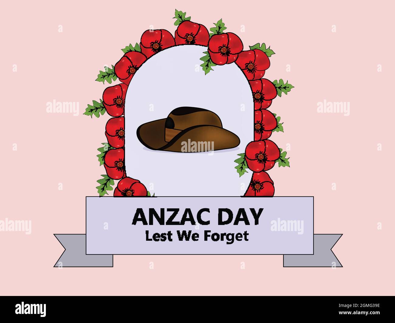 Anzac Day Australia Background Stock Vector Image & Art - Alamy