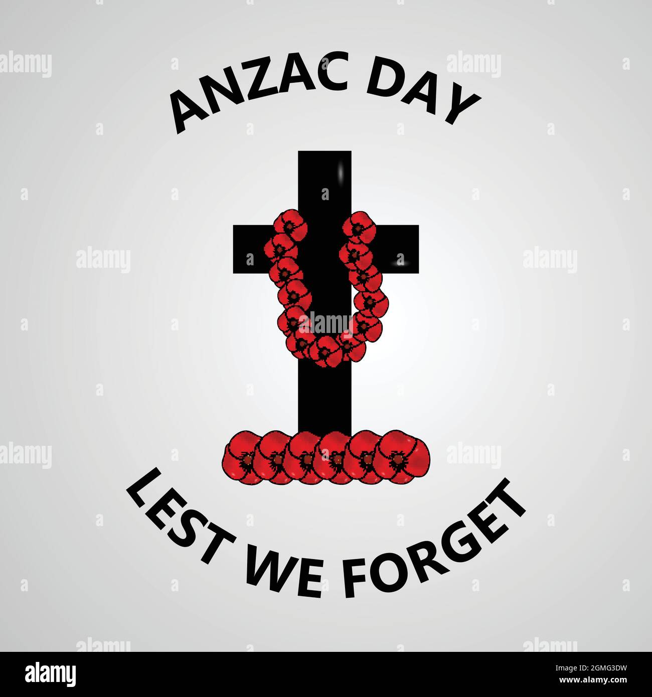 Australia remembrance day illustration Stock Vector Images - Alamy