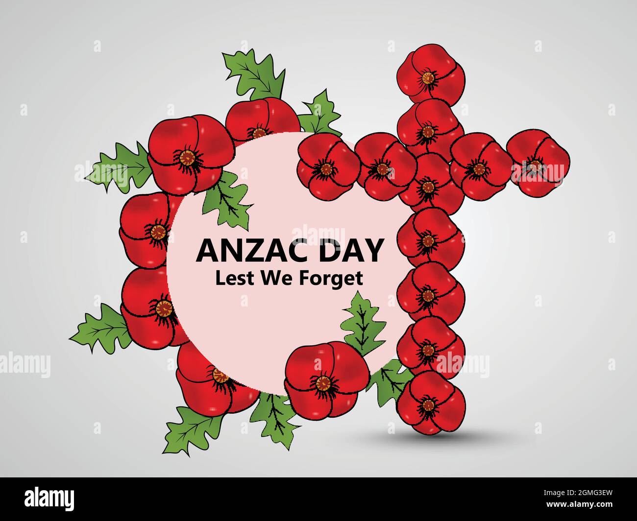 Australian Memorial Cross Stock Vector Images - Alamy