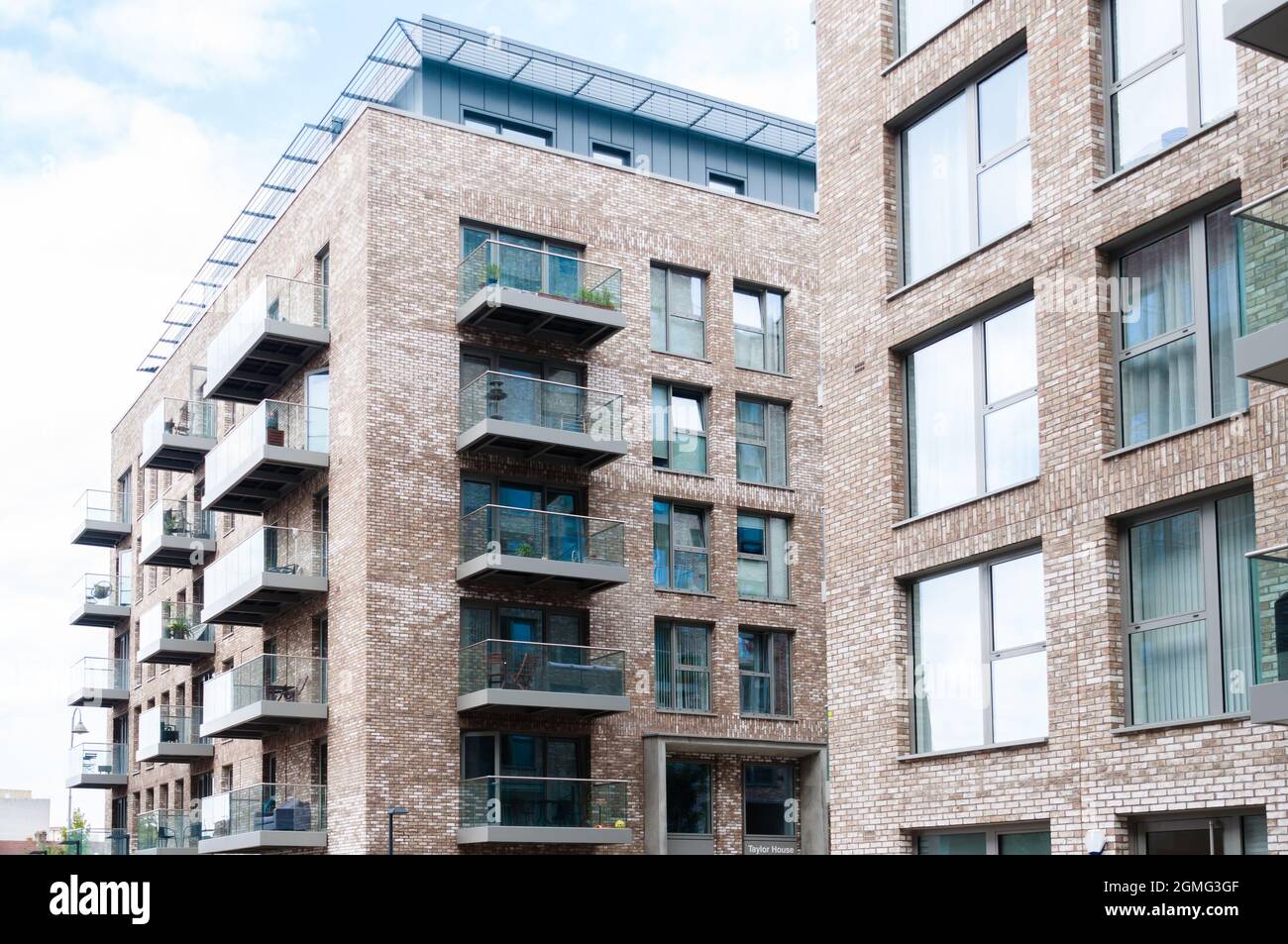 New modern apartment block of flats in Upton Park in Newham, East ...