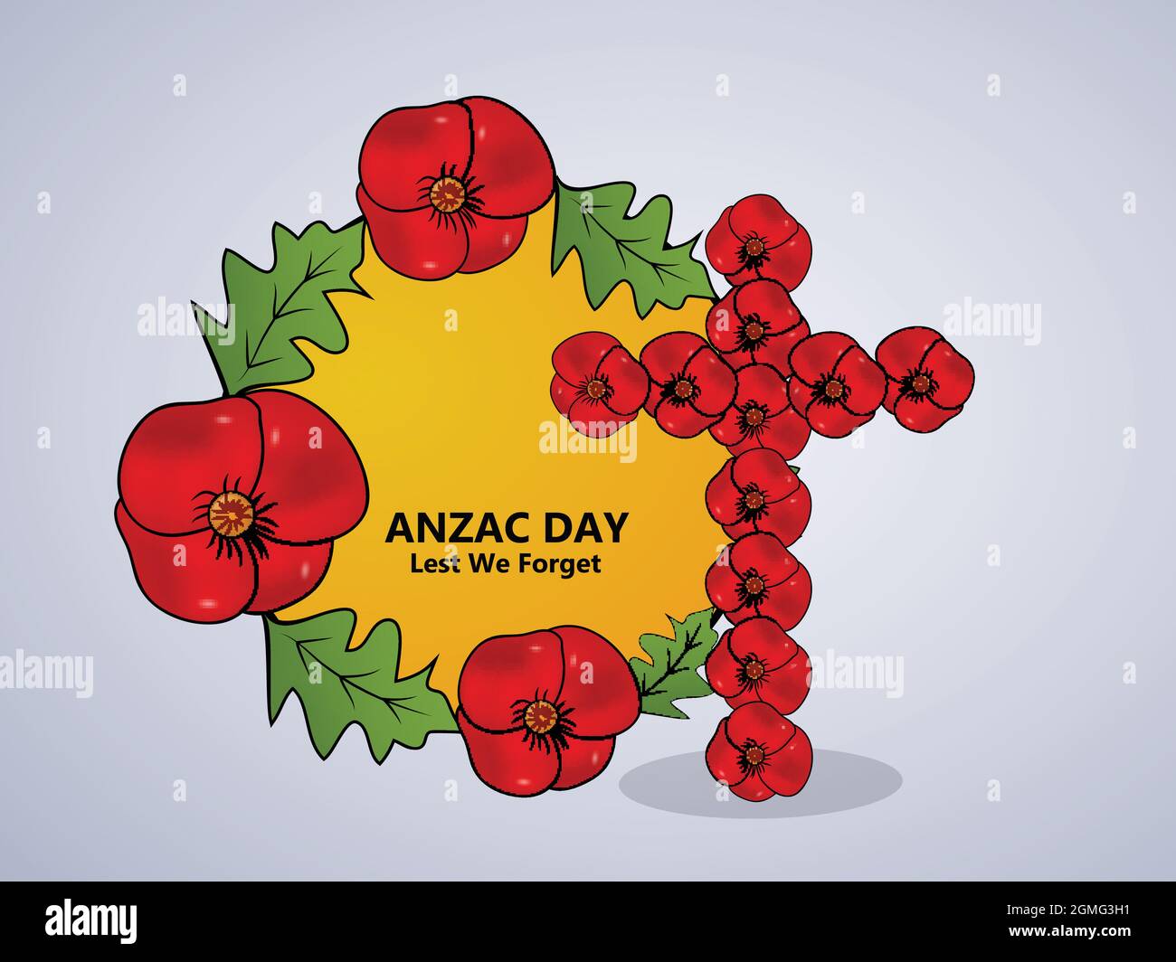 Anzac Day Australia Background Stock Vector Image & Art - Alamy