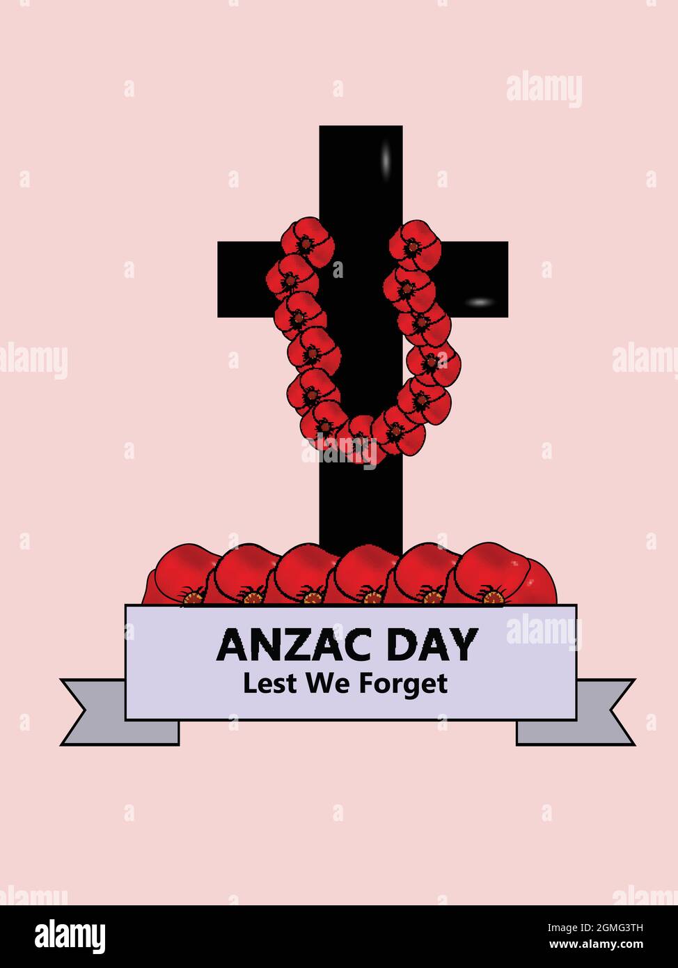 Anzac Day Australia Background Stock Vector Image & Art - Alamy