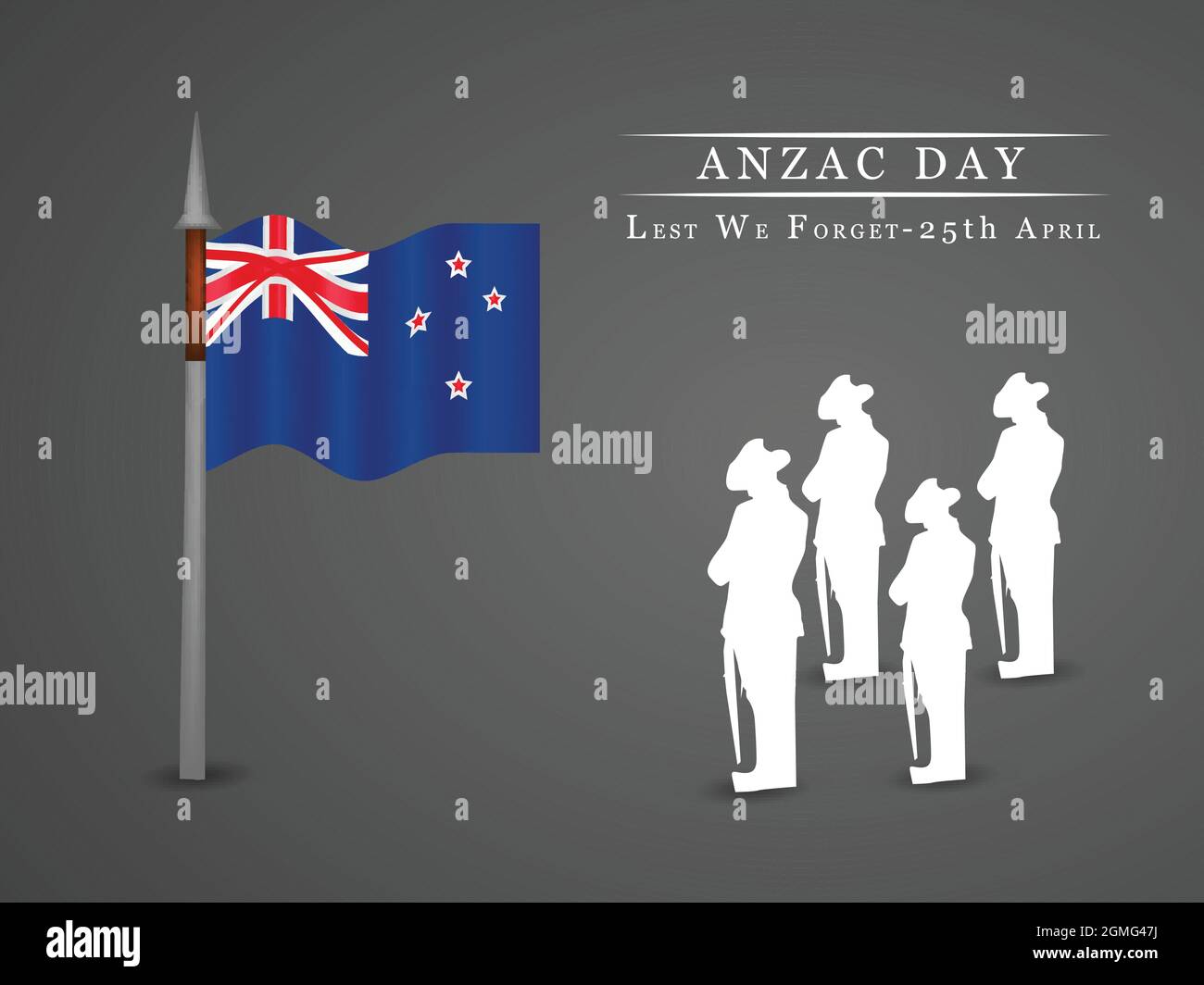 Anzac Day Australia Background Stock Vector Image & Art - Alamy