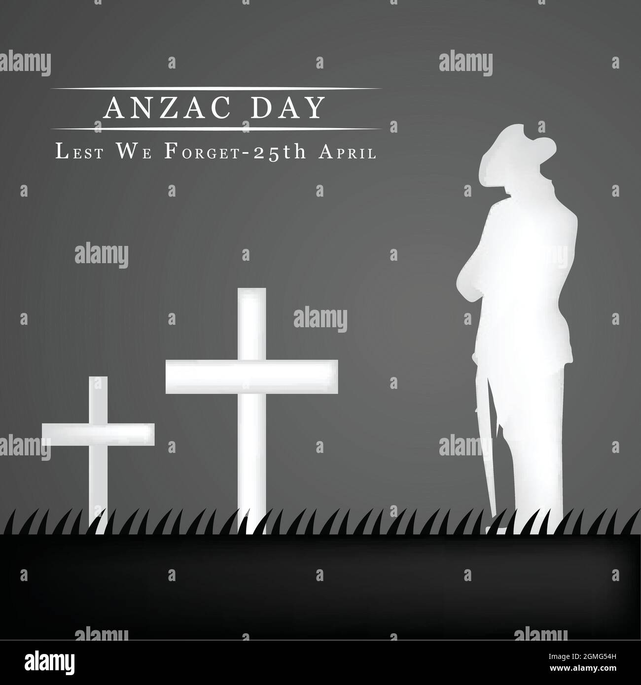 Anzac Day Australia Background Stock Vector Image & Art - Alamy