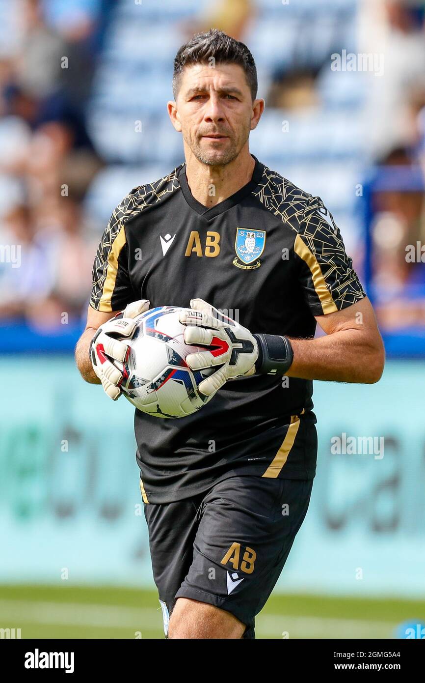 Goalkeeping coach Adriano Basso during the warm up Stock Photo - Alamy