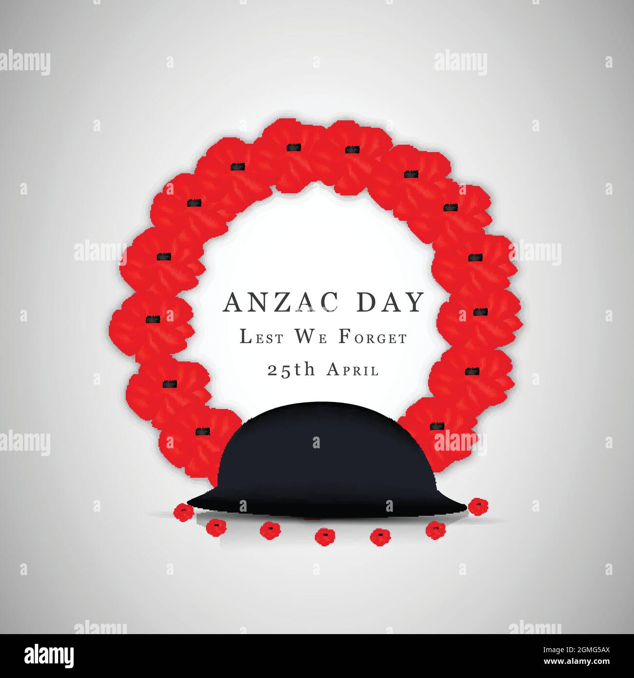 Anzac Day Australia Background Stock Vector Image & Art - Alamy