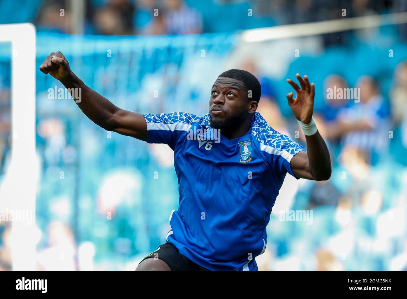 Dominic Iorfa #6 of Sheffield Wednesday during the warm up Stock Photo ...