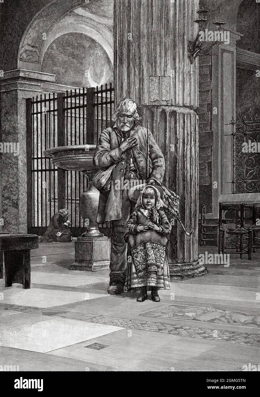 The Grandfather. A poor elderly man takes care of his young ...