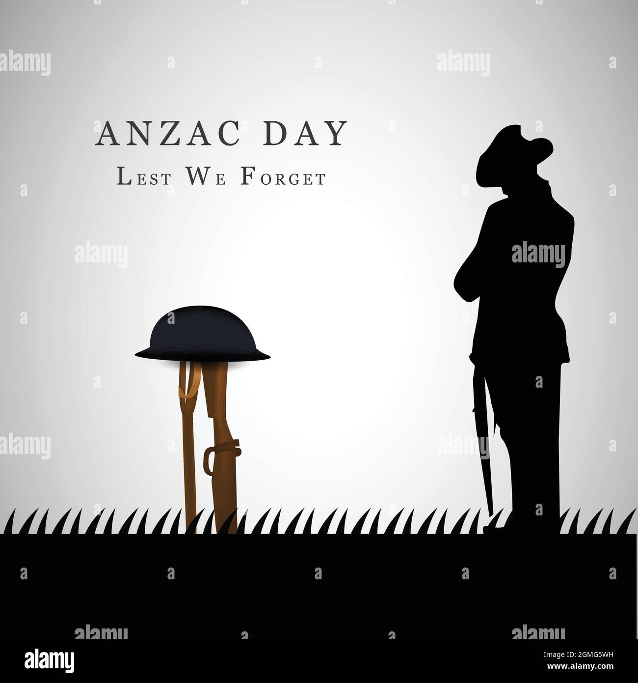 Anzac Day Australia Background Stock Vector Image & Art - Alamy