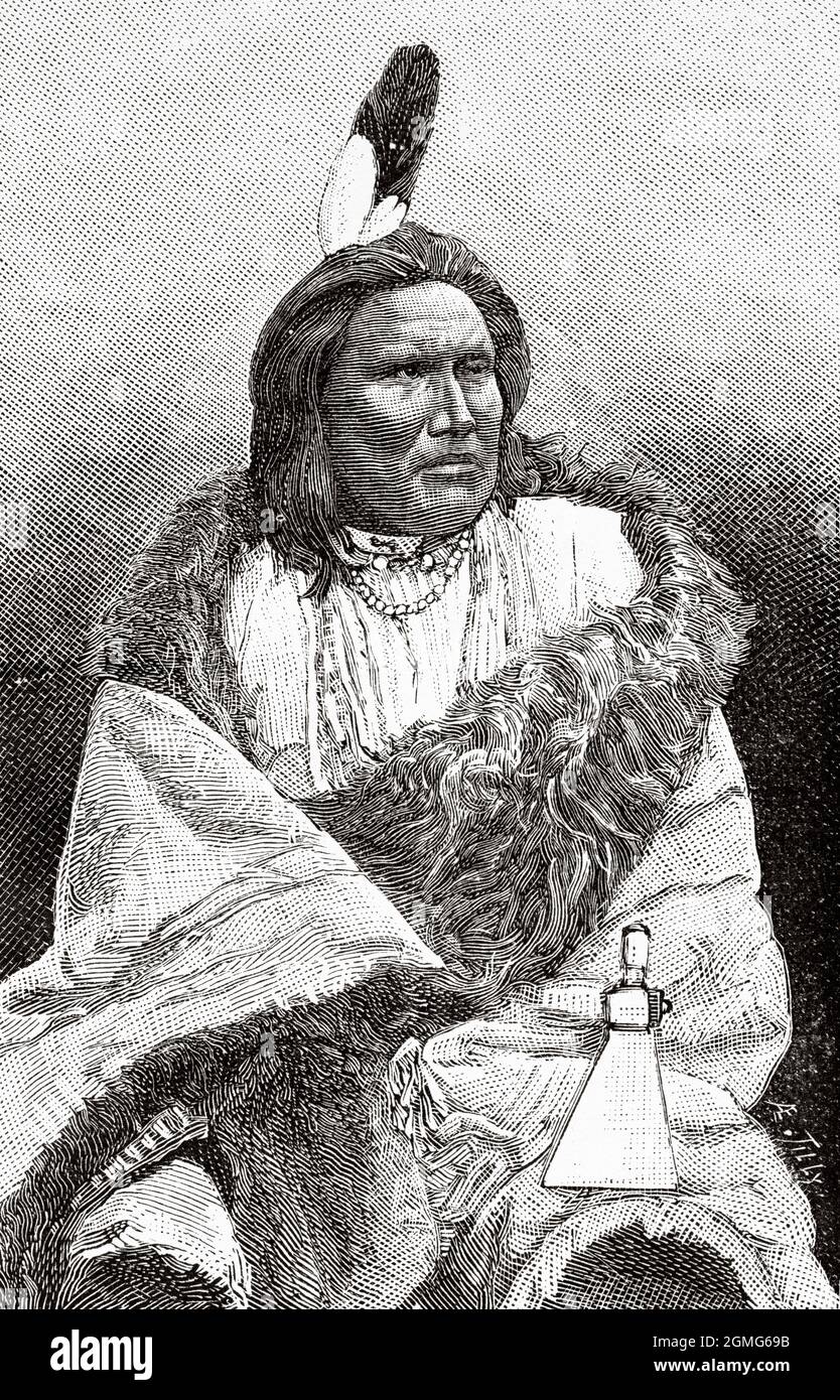 Usa indigenous people history historical archive archival hi-res stock ...