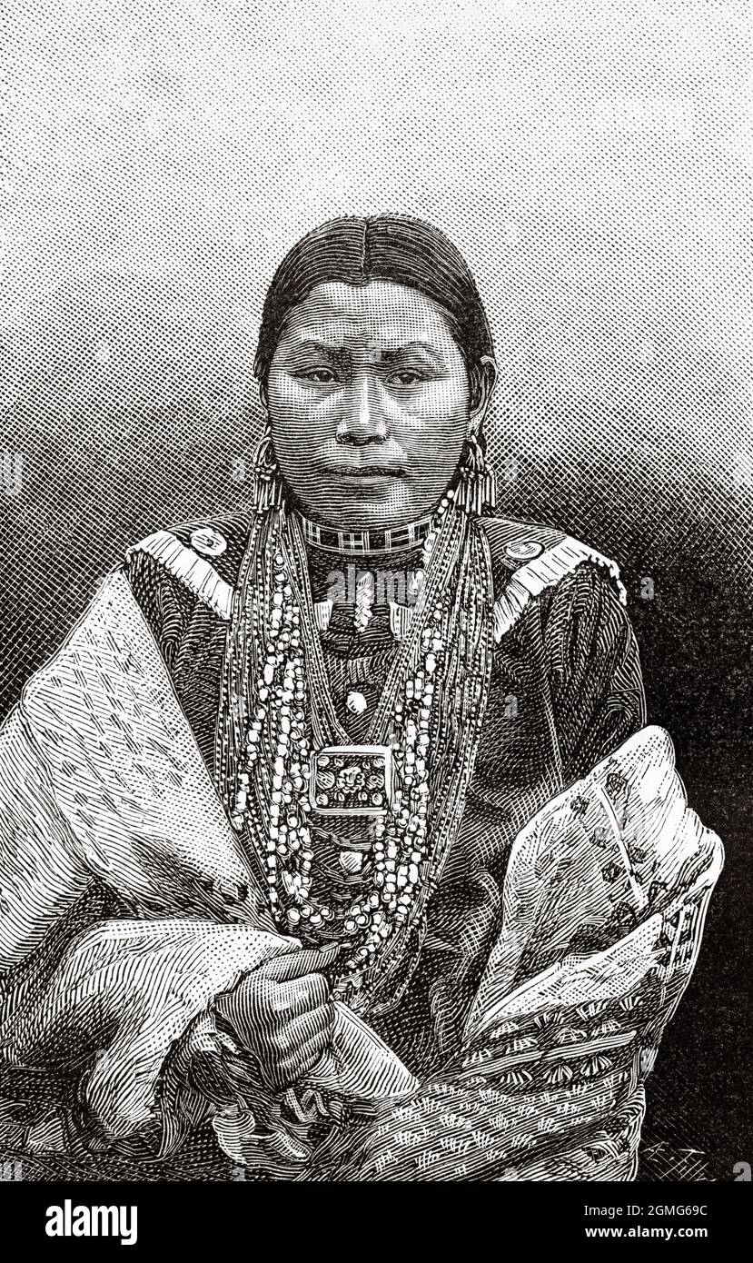 Native american woman 1800s hi-res stock photography and images - Alamy