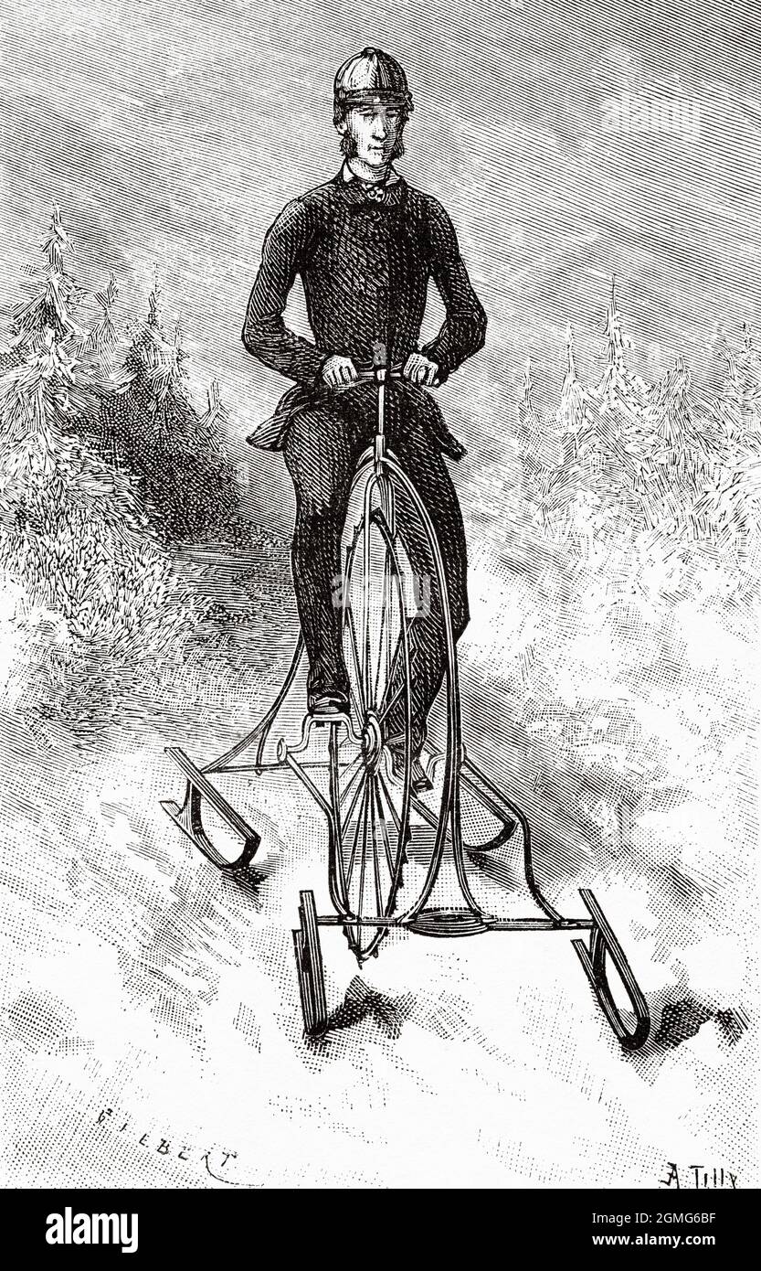 Velocipede 19th century hi-res stock photography and images - Alamy
