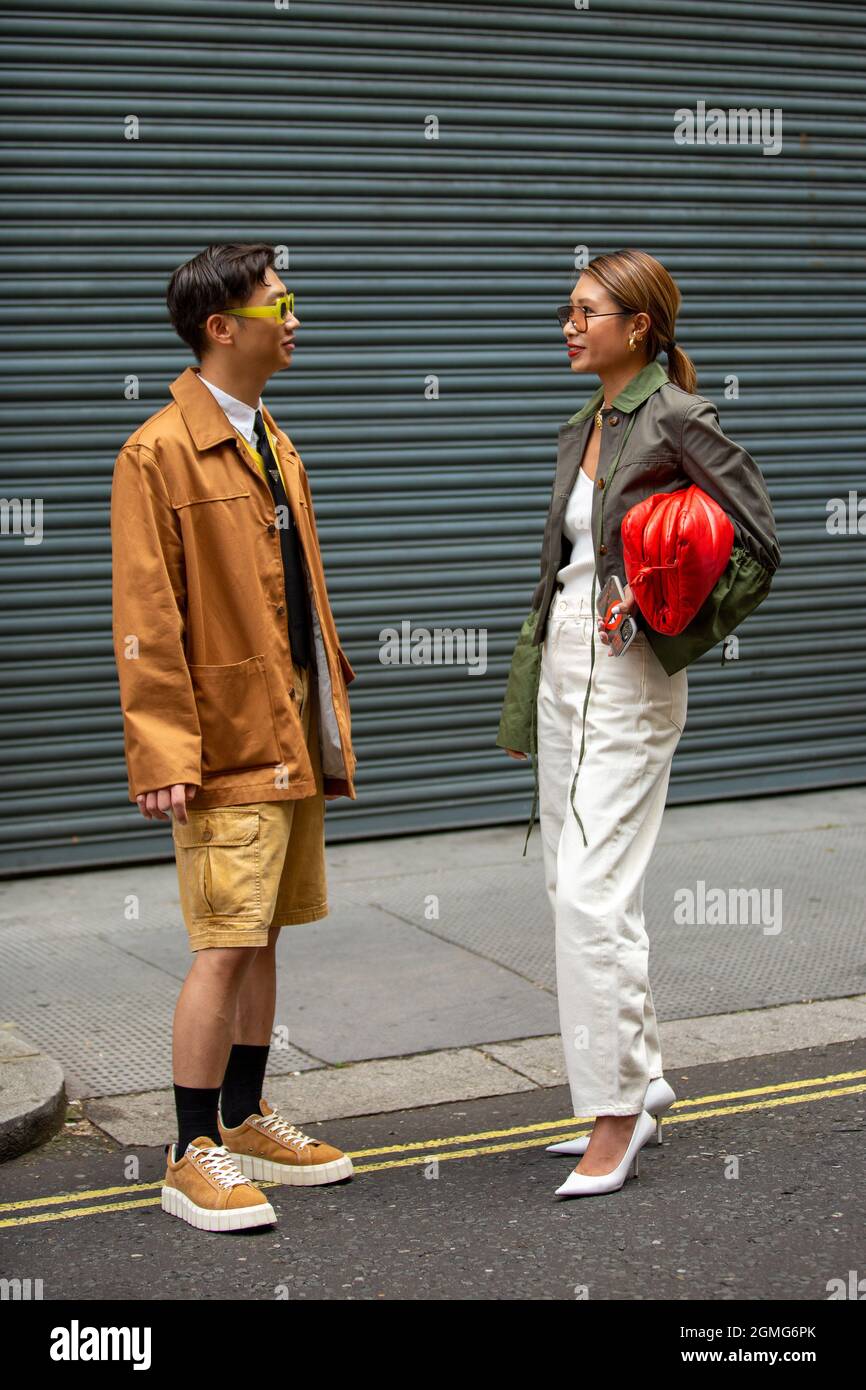 Stylists Adam Chi Lung Chan and fashion editor Rosana Lai attend the ...